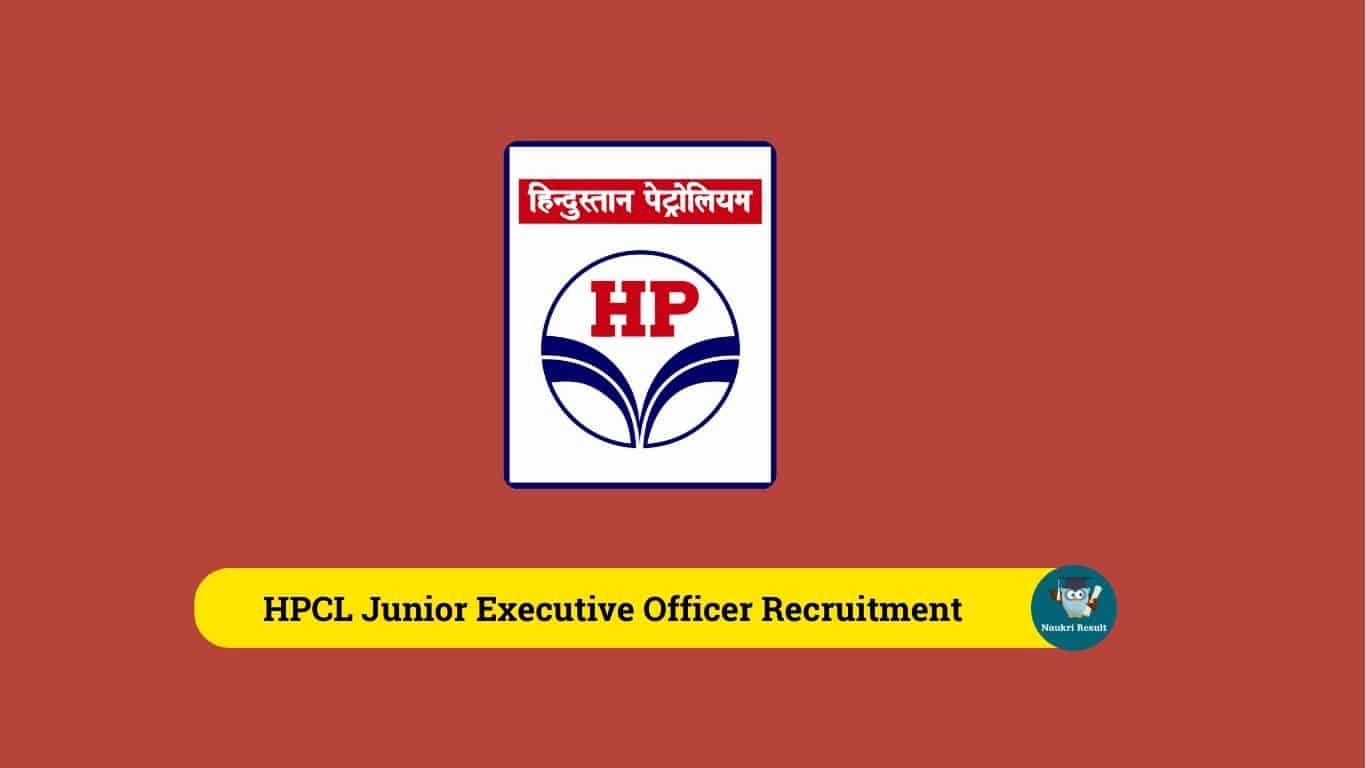 HPCL Junior Executive Officer Recruitment 2025 Online Form